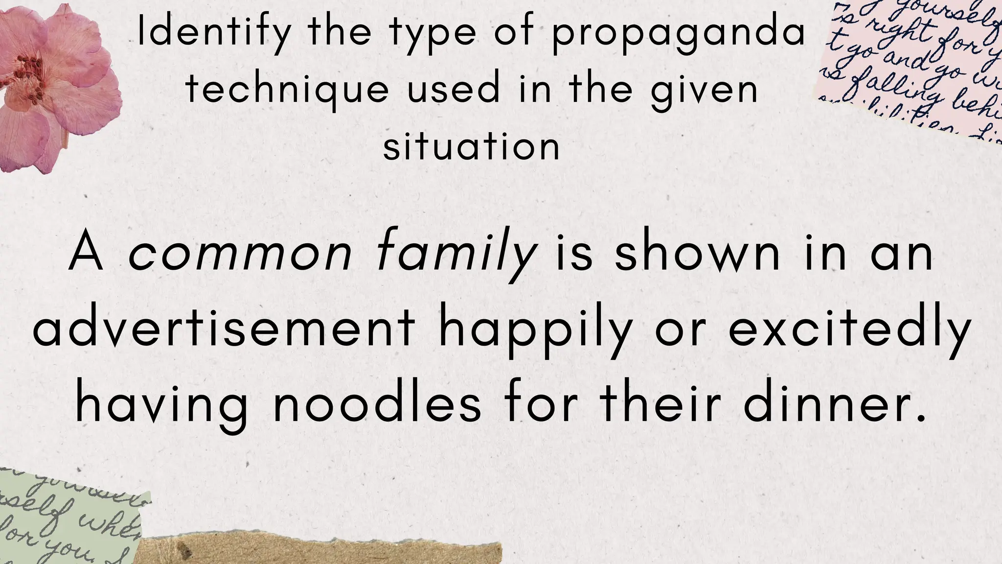 PROPAGANDA TECHNIQUES POWERPOINT PRESENTATIONS | PDF