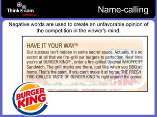 Propaganda Techniques commonly used in ads | PPT
