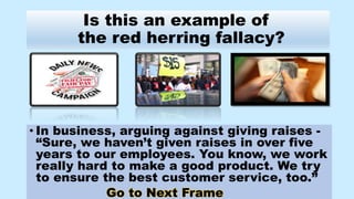 Propaganda techniques: Red herring lesson by Dean Berry | PPTX