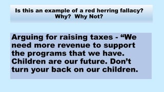 Propaganda techniques: Red herring lesson by Dean Berry | PPTX