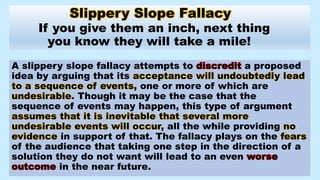 Dean R Berry Propaganda Techniques : Slippery Slope | PPTX | Education