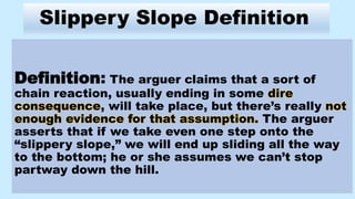 Dean R Berry Propaganda Techniques : Slippery Slope | PPTX | Education