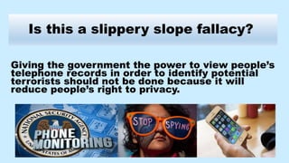 Dean R Berry Propaganda Techniques : Slippery Slope | PPTX | Education