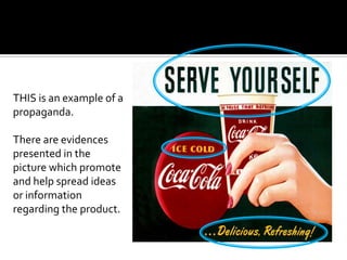 Propaganda And Its 3 Techniques Used In Advertising | PPT