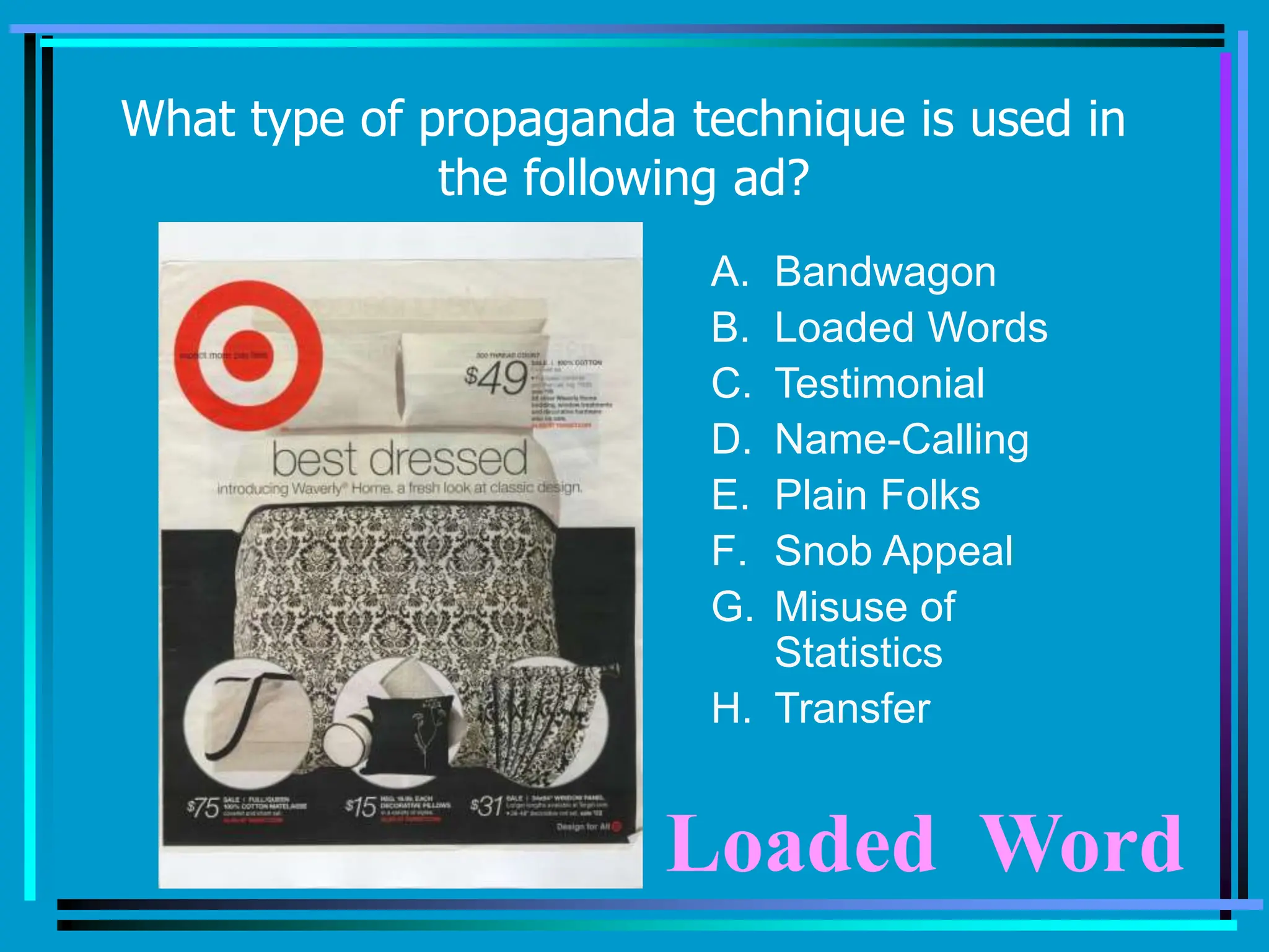 propaganda techniques lessons.powerpoint | PPT