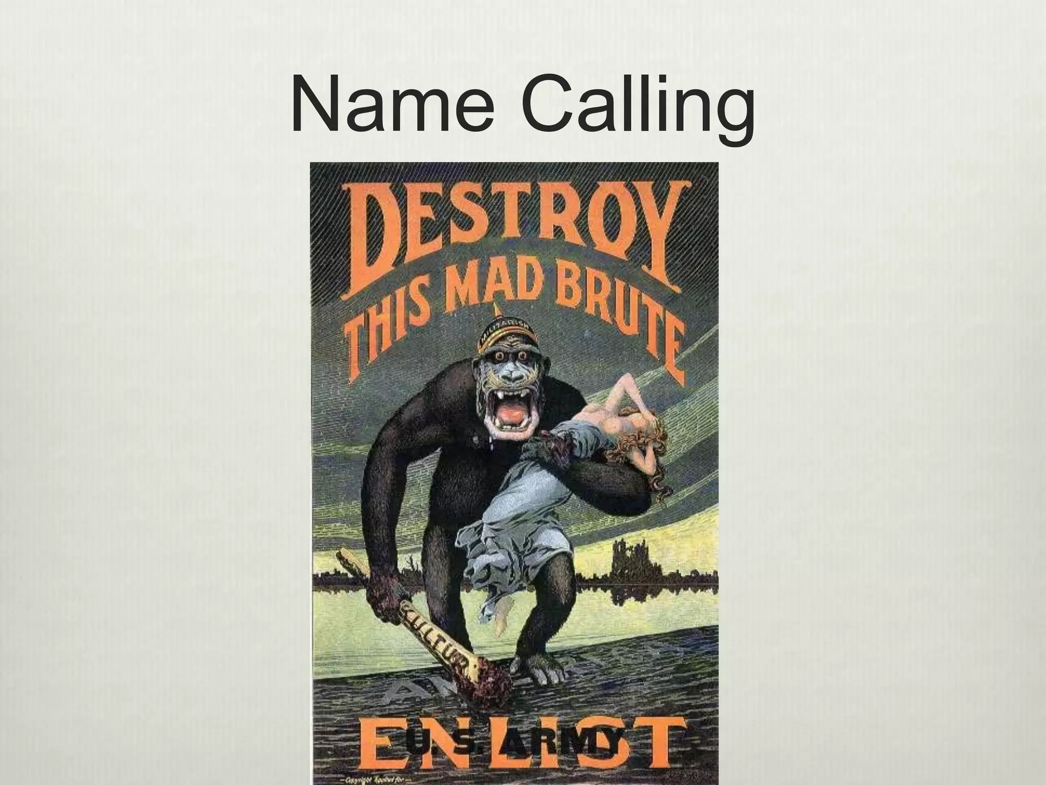 Propaganda techniques power point | PPTX