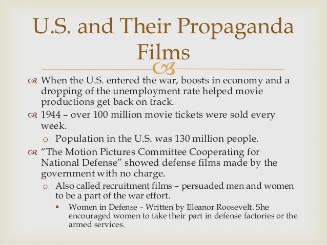 bvu_Propaganda Used in Filmmaking During WW2