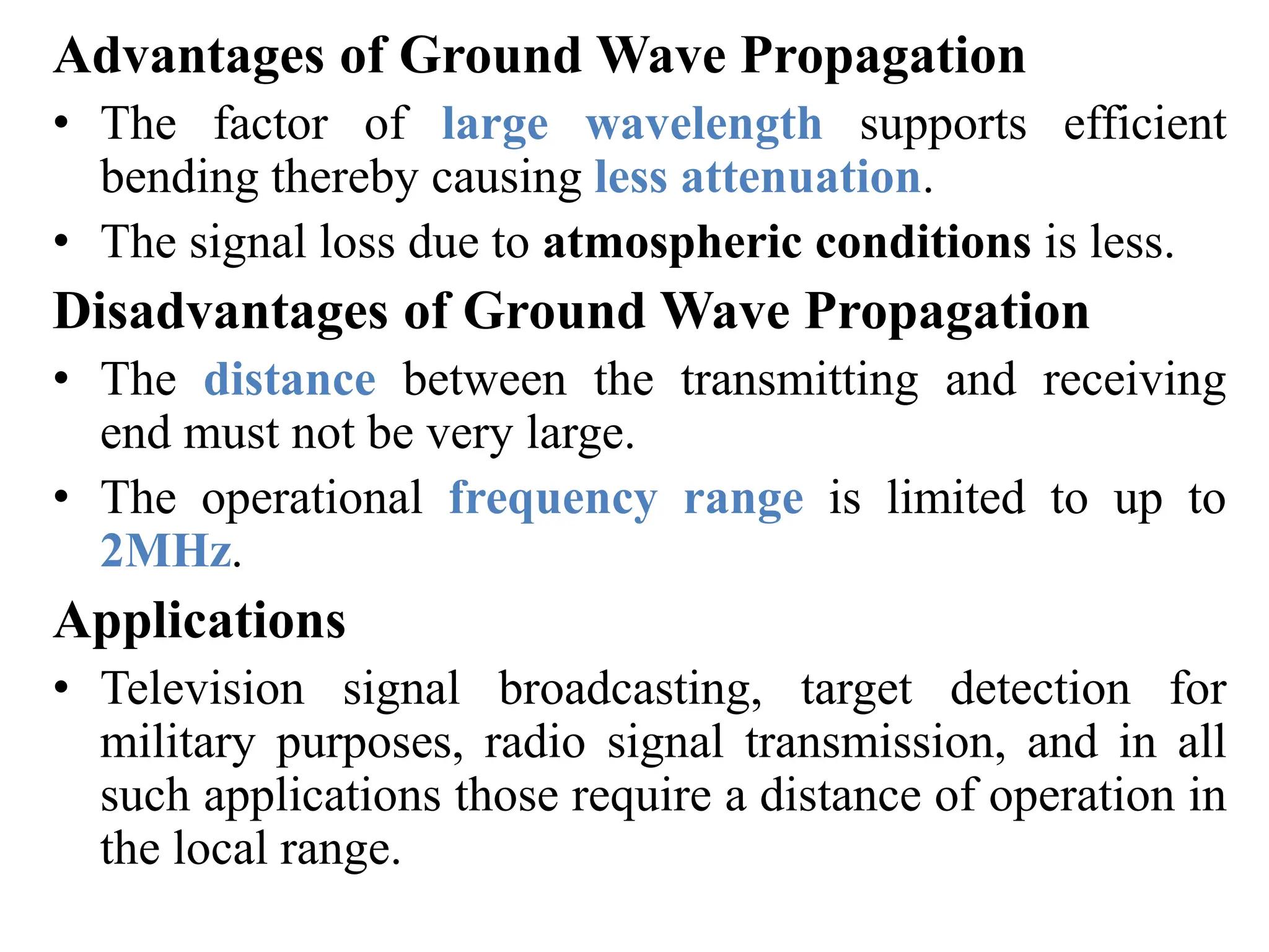 TYPES OF PROPAGATION FOR TRANSMISSION OF DATA IN UNGUIDED MEDIUM | PPTX