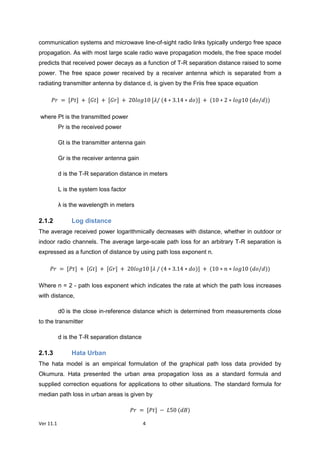 NetSim Technology Library- Propagation models | PDF