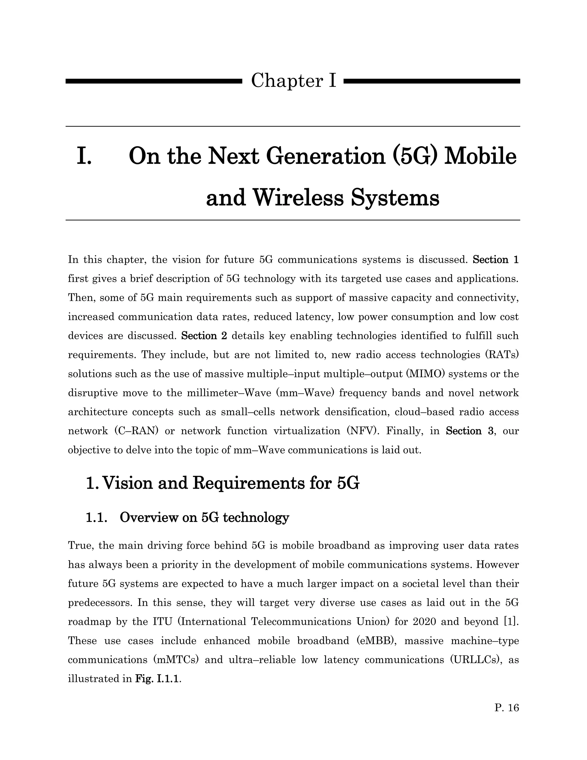 Propagation channel modeling at centimeter–and–millimeter–wave ...