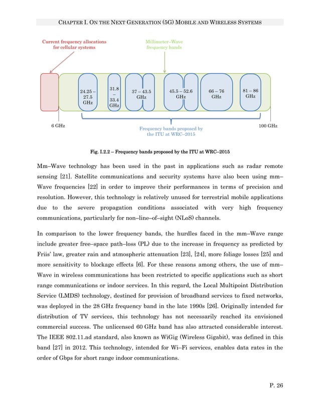 Propagation channel modeling at centimeter–and–millimeter–wave ...
