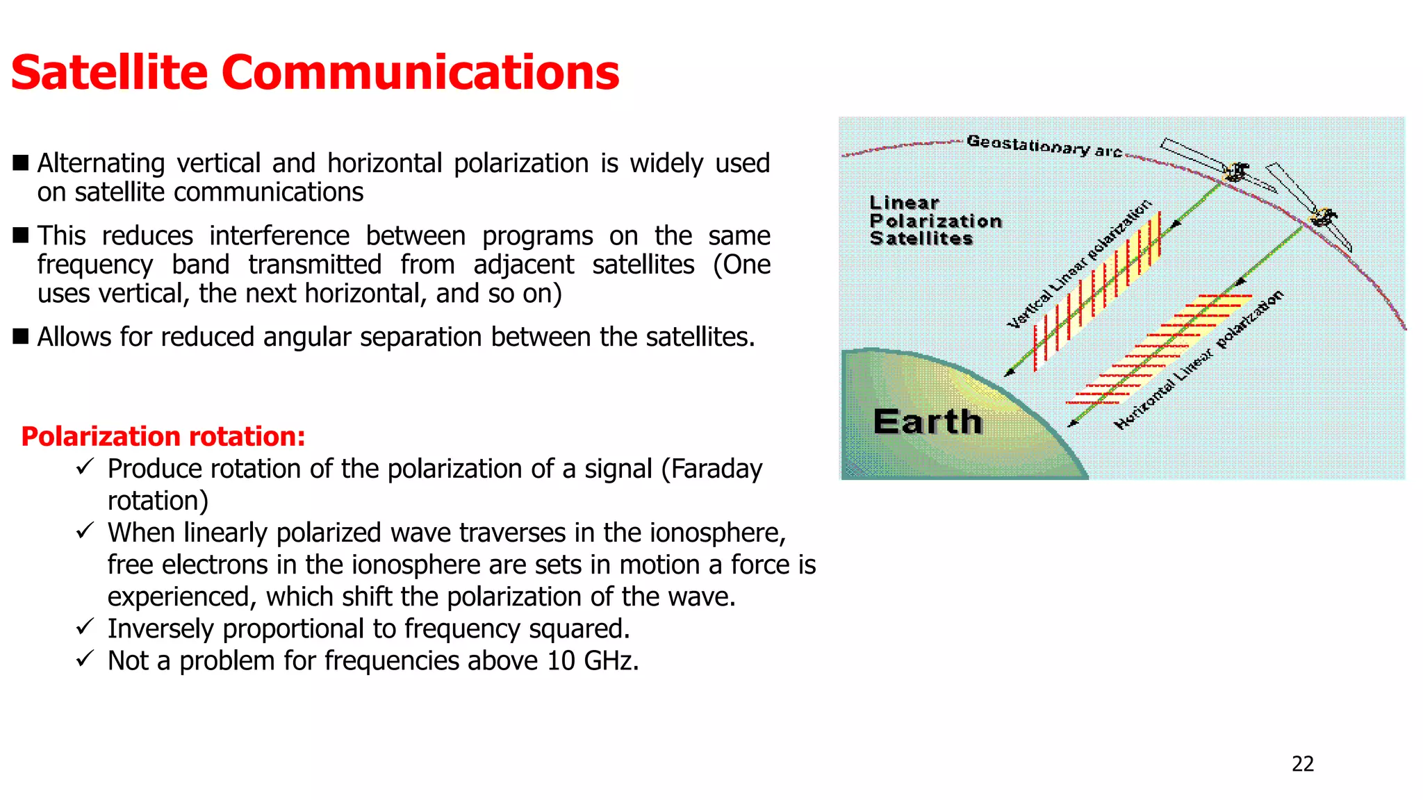 Propagation effects and their impact on satellite earth links | PDF