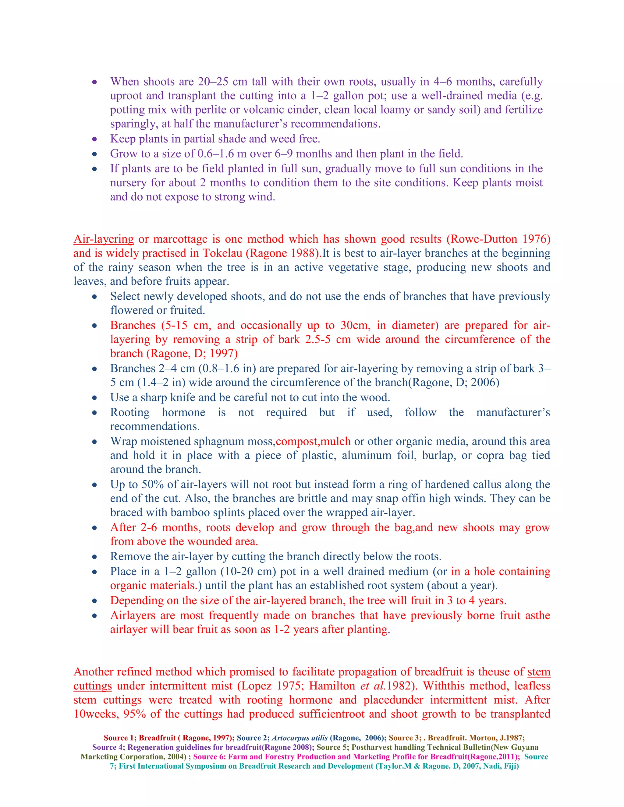 Propagation Methods And Planting Materials Docx
