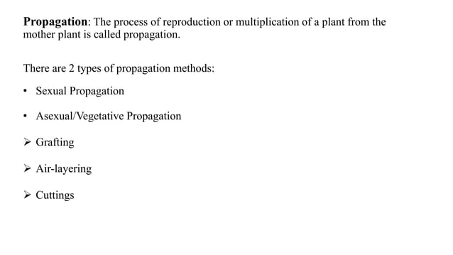 Propagation Methods In Fruits Crops.pptx | Gardening | Home & Garden