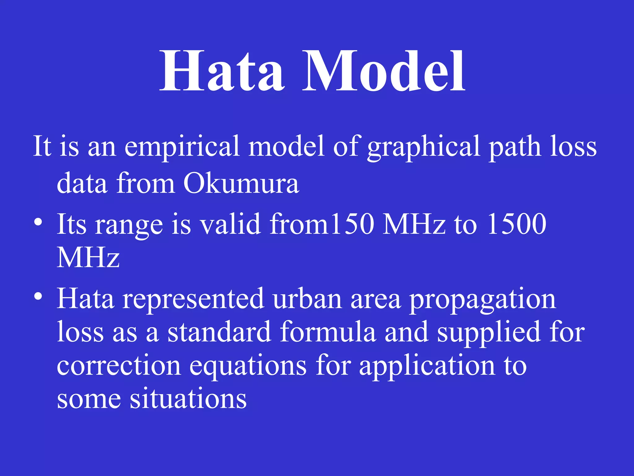 Propagation Models | PPT
