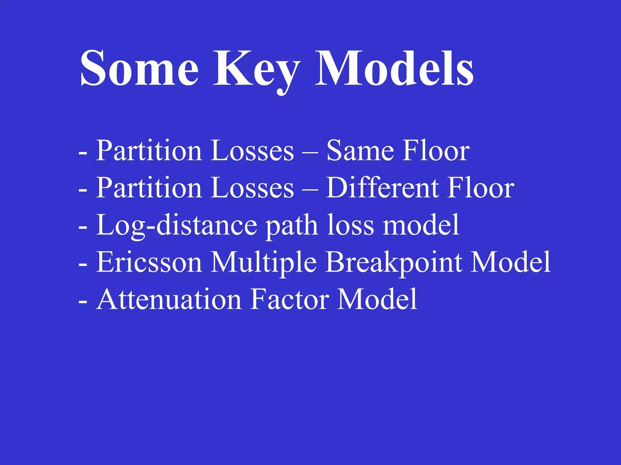 Propagation Models | PPT