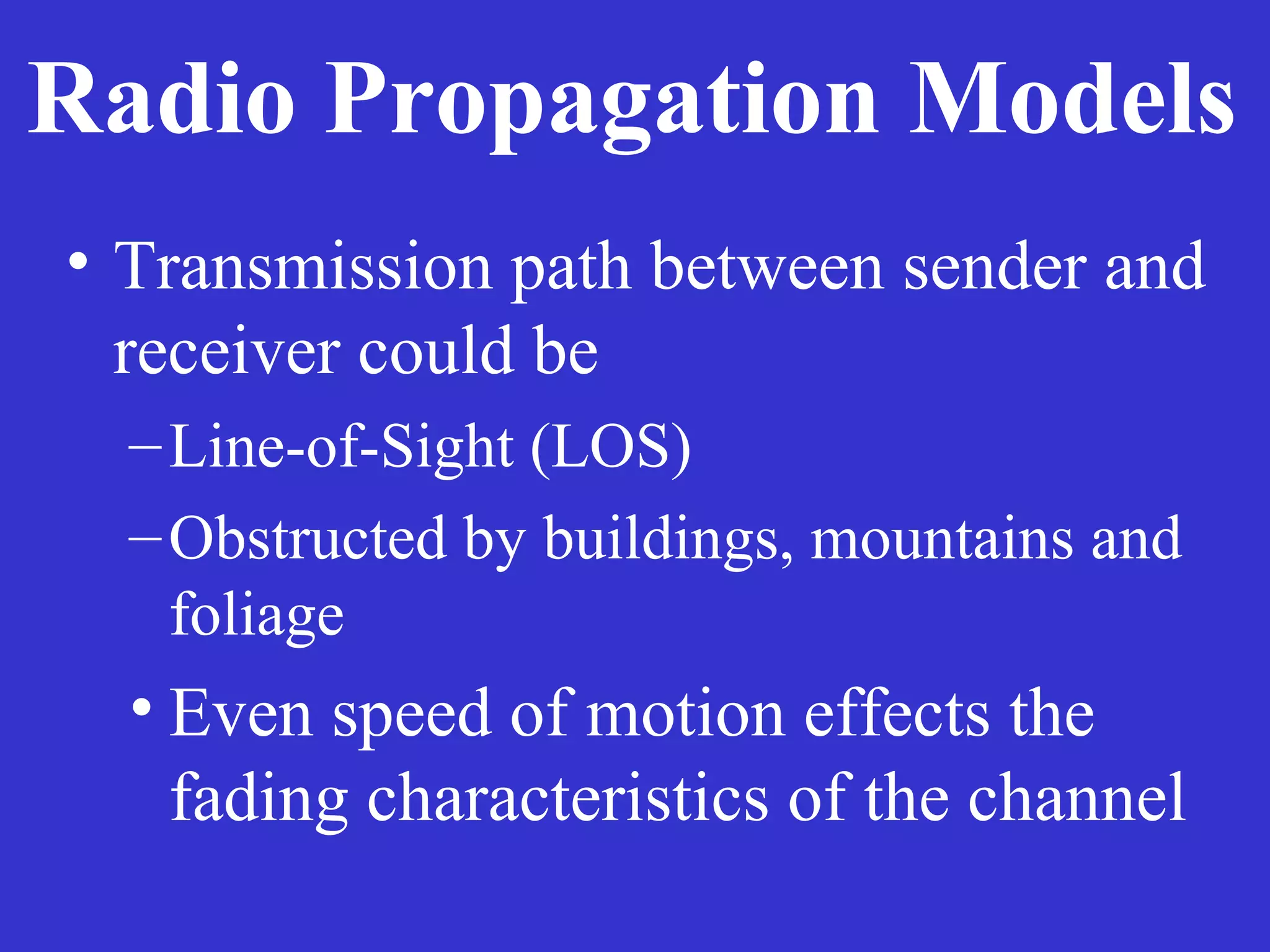 Propagation Models | PPT