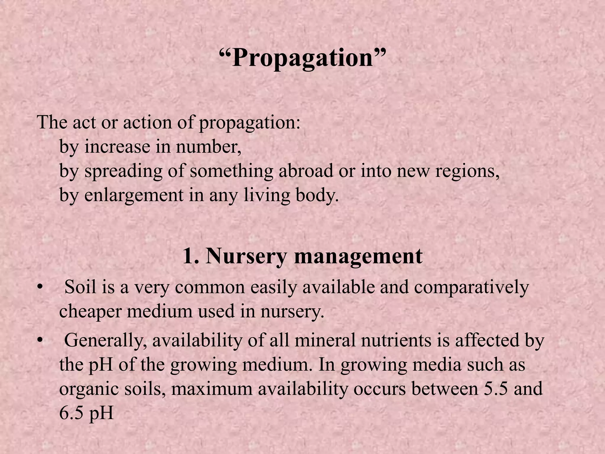 Propagation methods of Important Medicinal Plants | PPTX