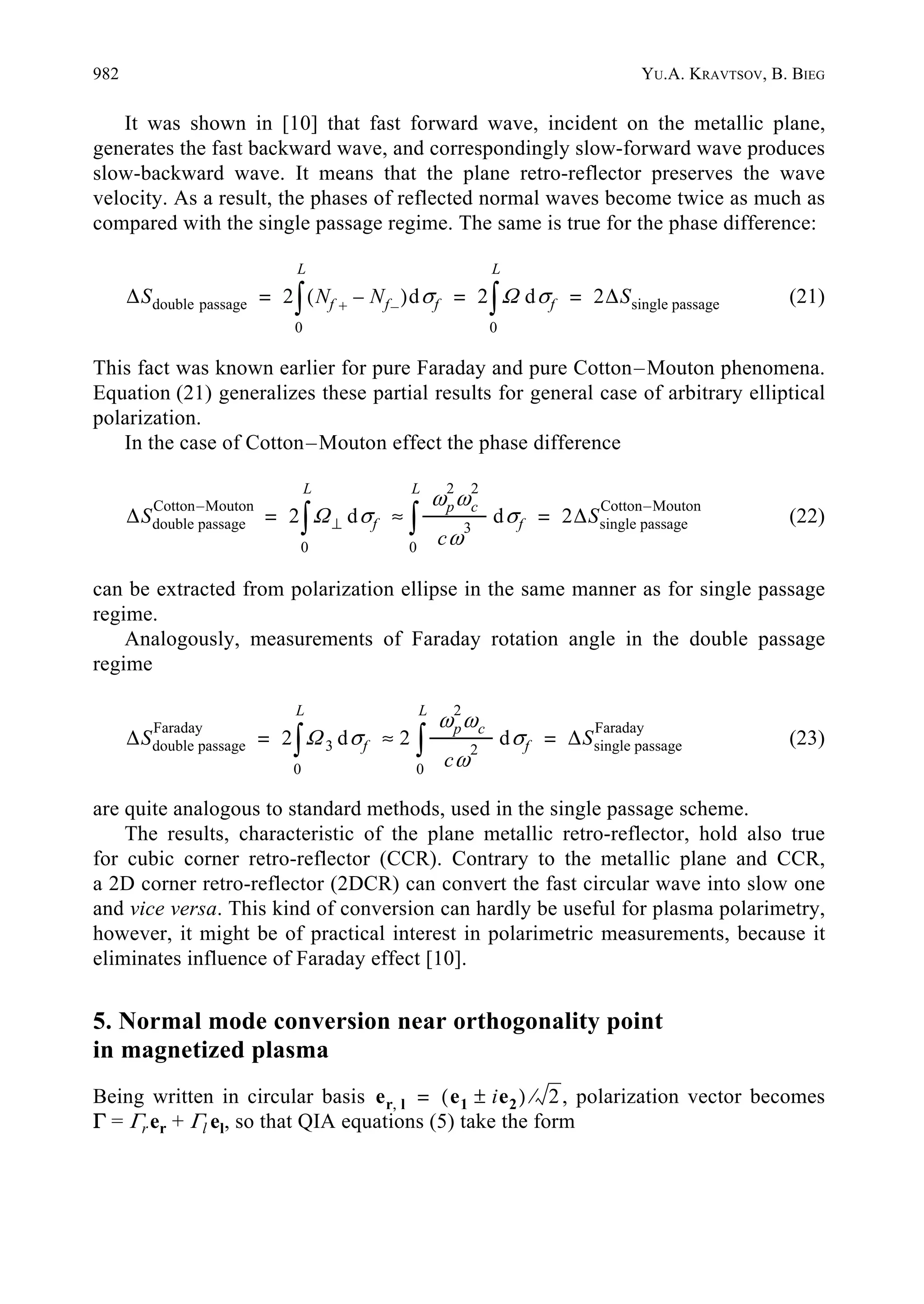 Propagation of electromagnetic waves in weak anisotropic medum | PDF