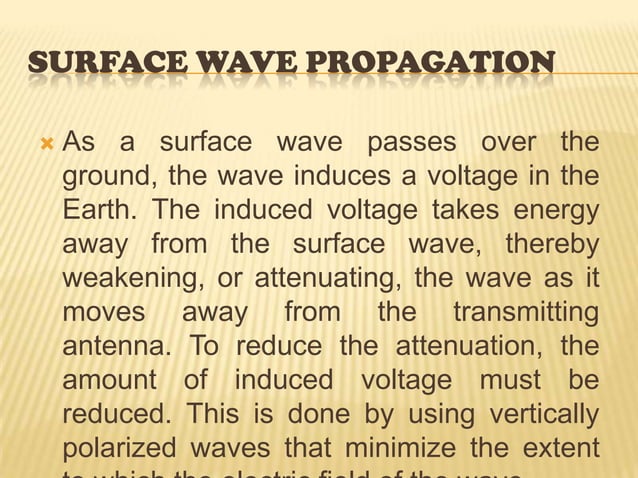 Propagation Of Waves | PPTX