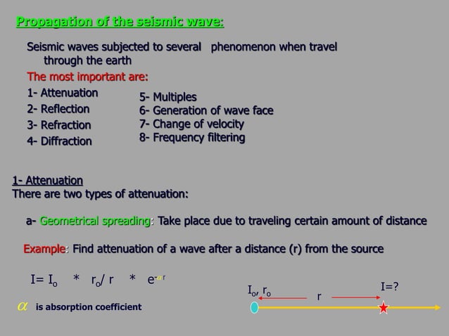propagation seismic waves w p waves .ppt | Geology | Science
