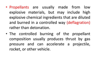 Propallent burning | PPTX | Arms & Ammunition | Sensitive Topics