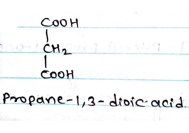 Propane-1,3-dioic acid | PDF