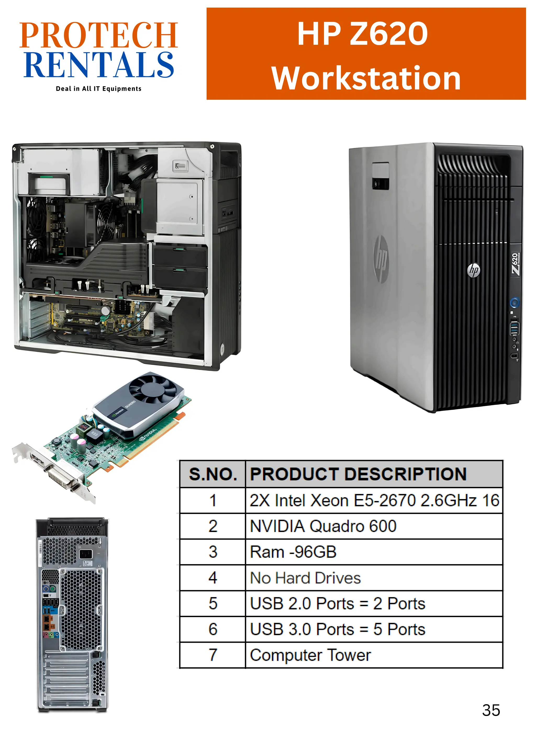 laptop and computer catalogue From Protech Rentals | PDF