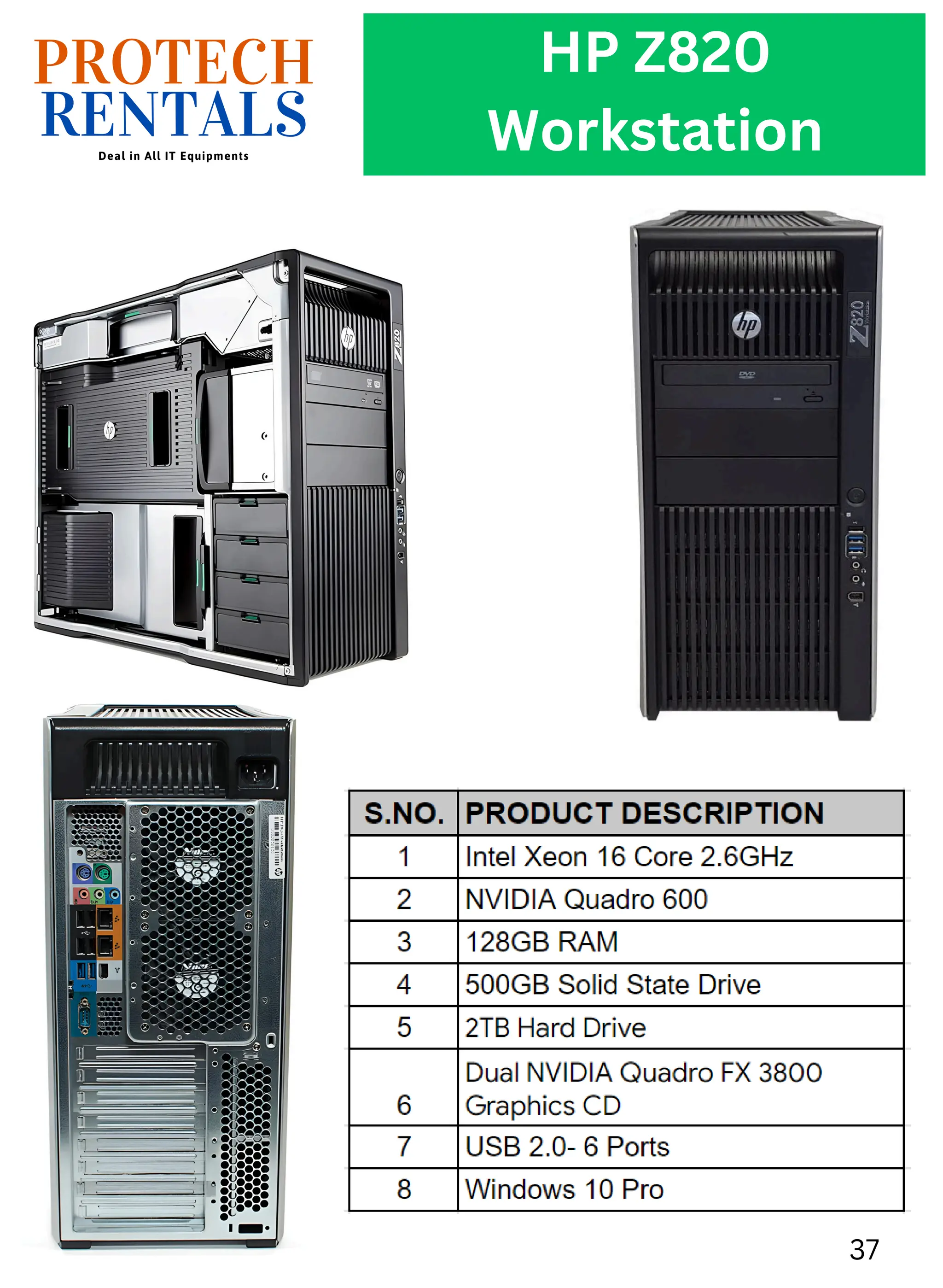laptop and computer catalogue From Protech Rentals | PDF