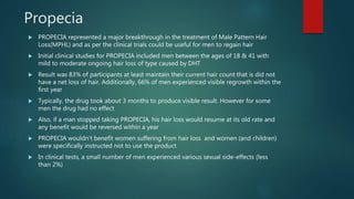 Propecia section b_group3 | PPTX