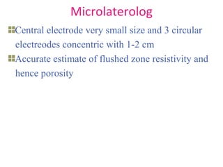 Prospecting of electrical logging method | PPT