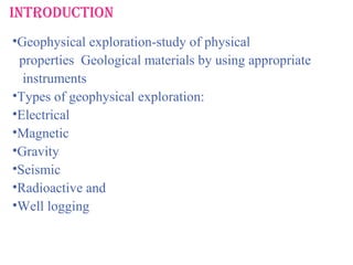 Prospecting of electrical logging method | PPT