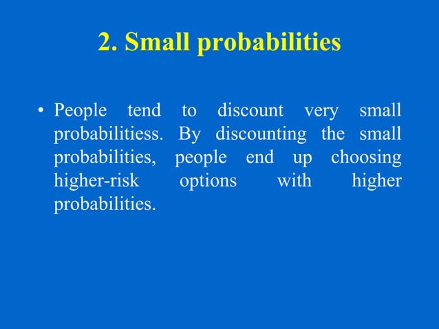 Propect Theory behavioral finance rik averse | PPT