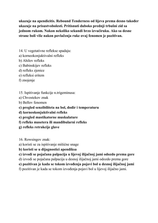 PROPEDEUTIKA - primjeri pitanja za završni ispit | DOCX