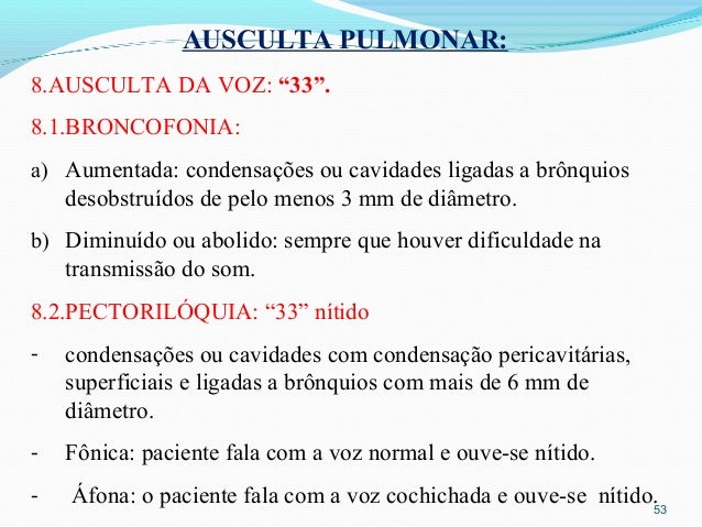 Propedêutica torácica