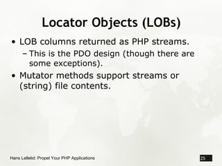Propel Your PHP Applications | PPT