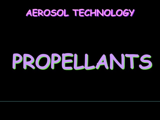 propellant.ppt | Chemistry | Science