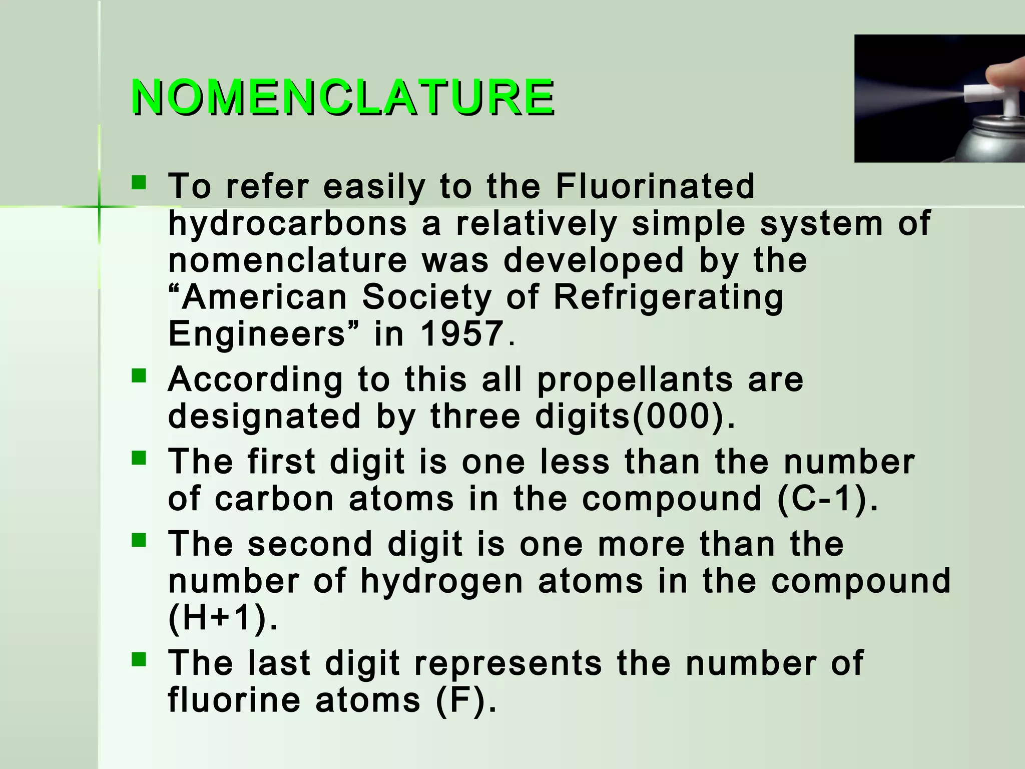 Propellants in-pharmaceutical-aerosols | PPT