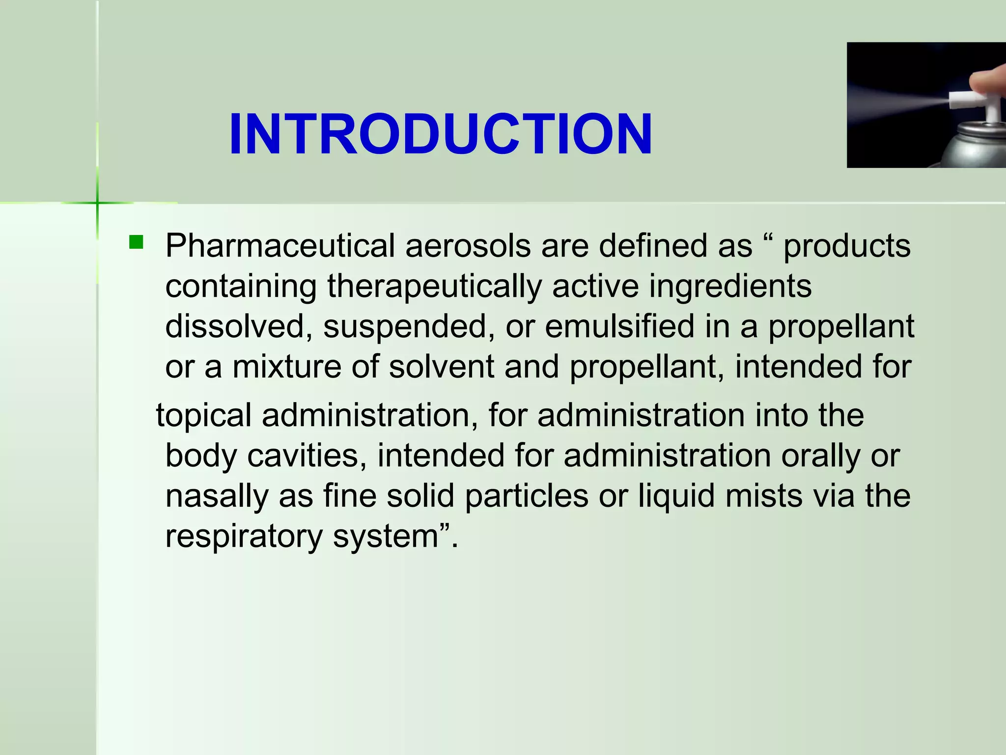 Propellants in-pharmaceutical-aerosols | PPT