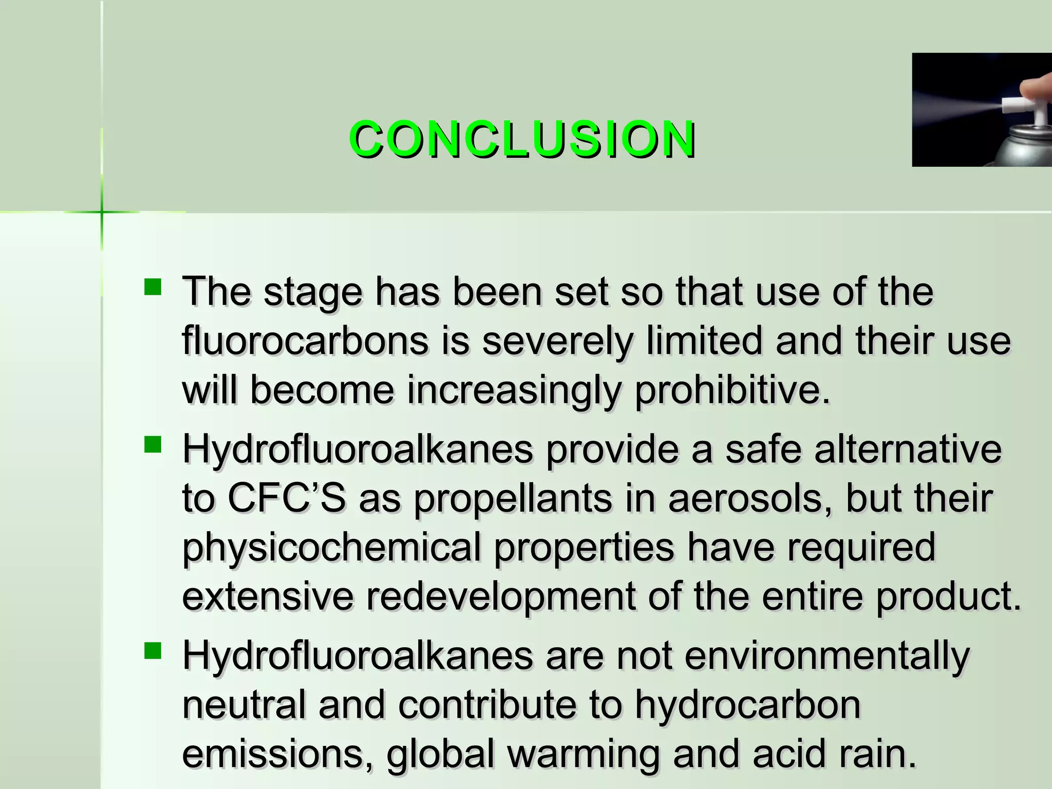 Propellants in-pharmaceutical-aerosols | PPT