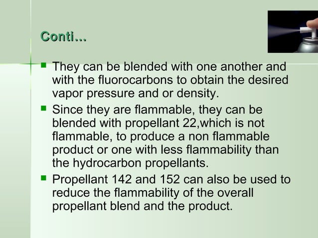Propellants in-pharmaceutical-aerosols | PPT