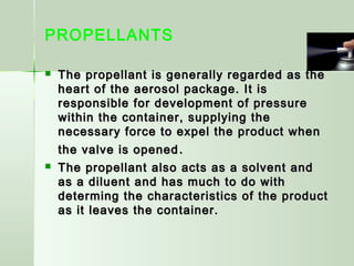 Propellants in-pharmaceutical-aerosols | PPT