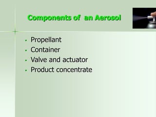 Propellants-in-Pharmaceutical-Aerosols.ppt | Lung and Respiratory ...