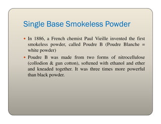 Propellant type and combustion property | PDF | Arms & Ammunition ...