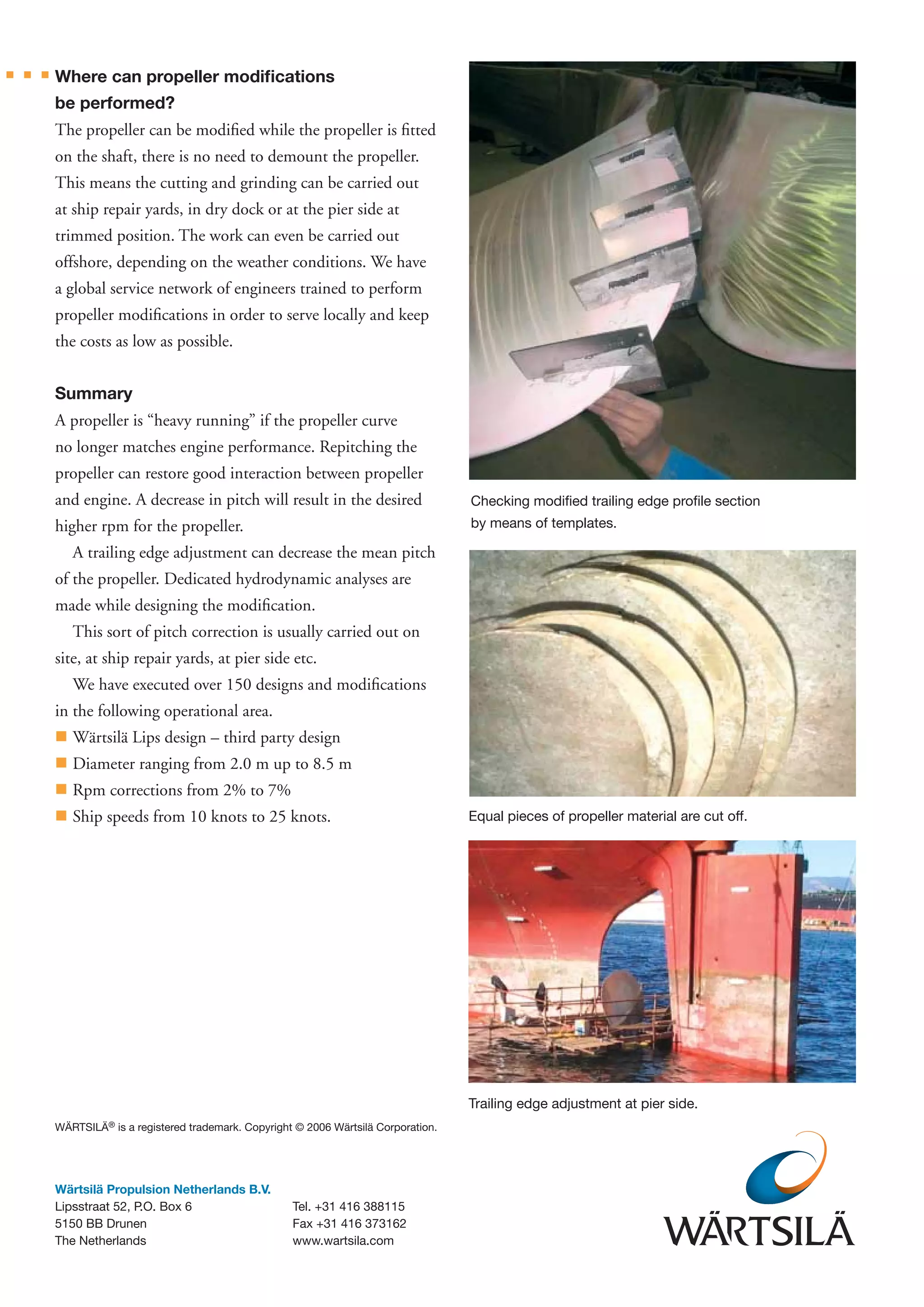 Propeller modifications product_leaflet | PDF