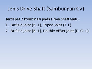 Propeller Shaft & Drive Shaft.pptx