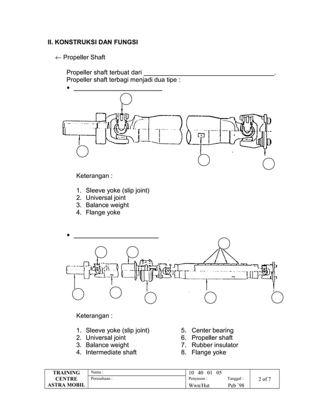 Propeller siswa | PDF