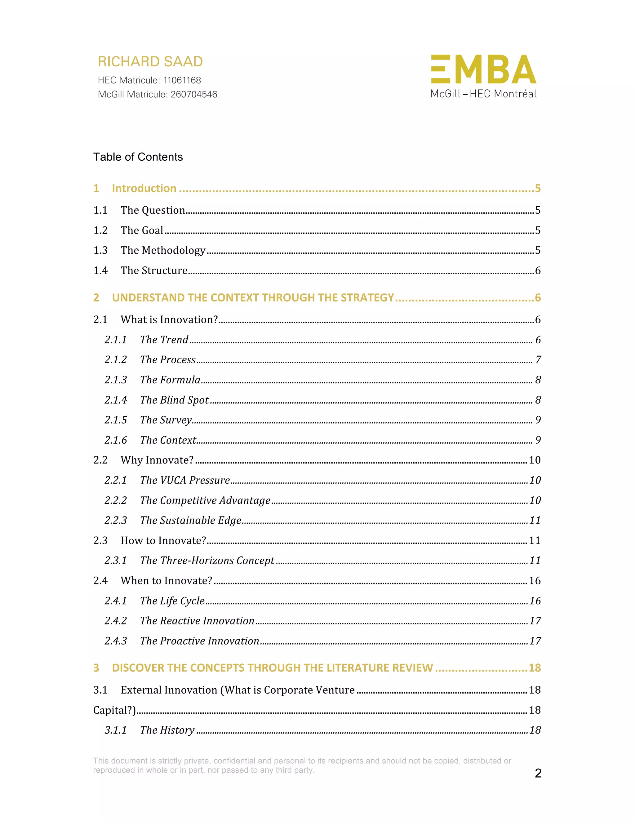 Propelling Innovation; Corporate Strategy | PDF