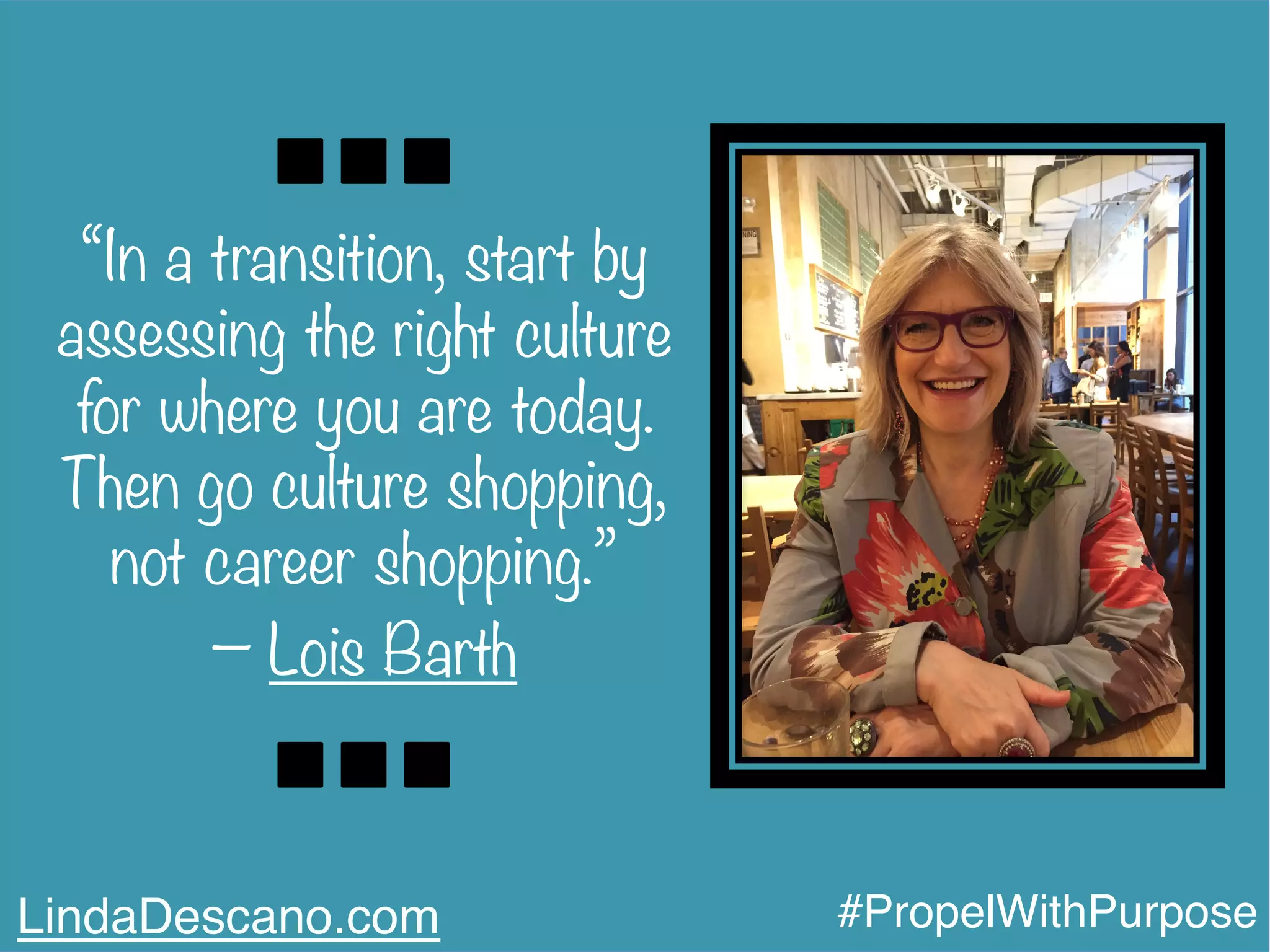 Propel With Purpose: Go Culture Shopping | PPT