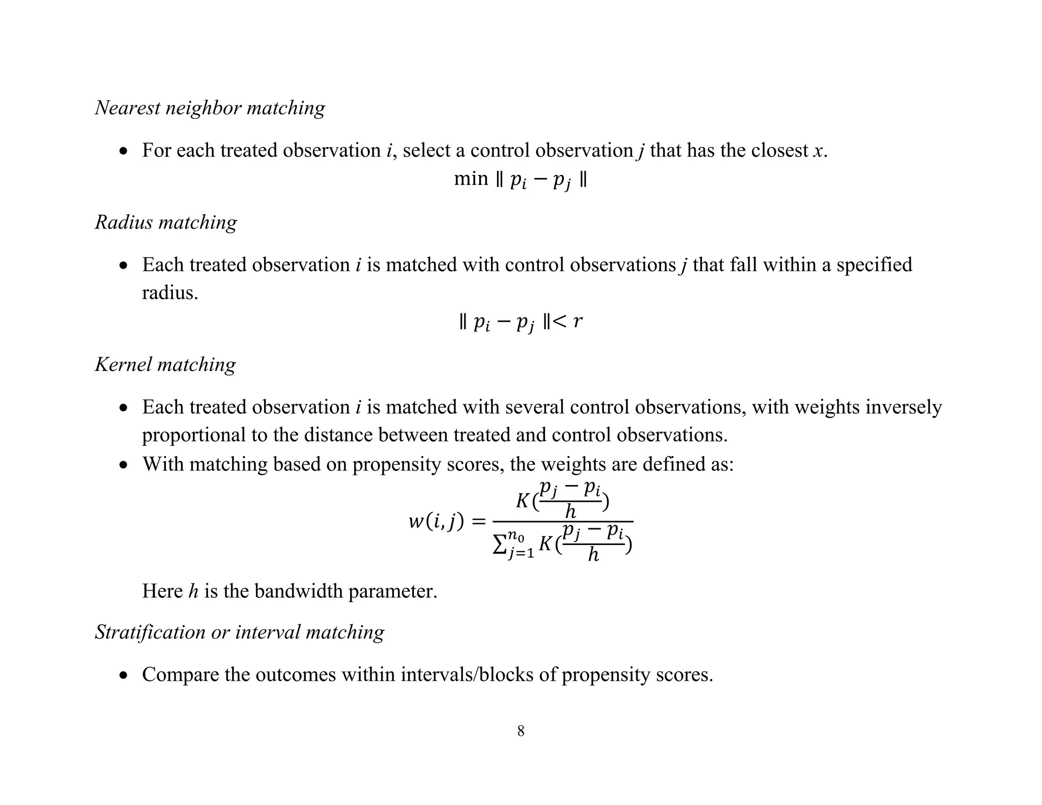 Propensity Score Matching with deferent methods | PDF
